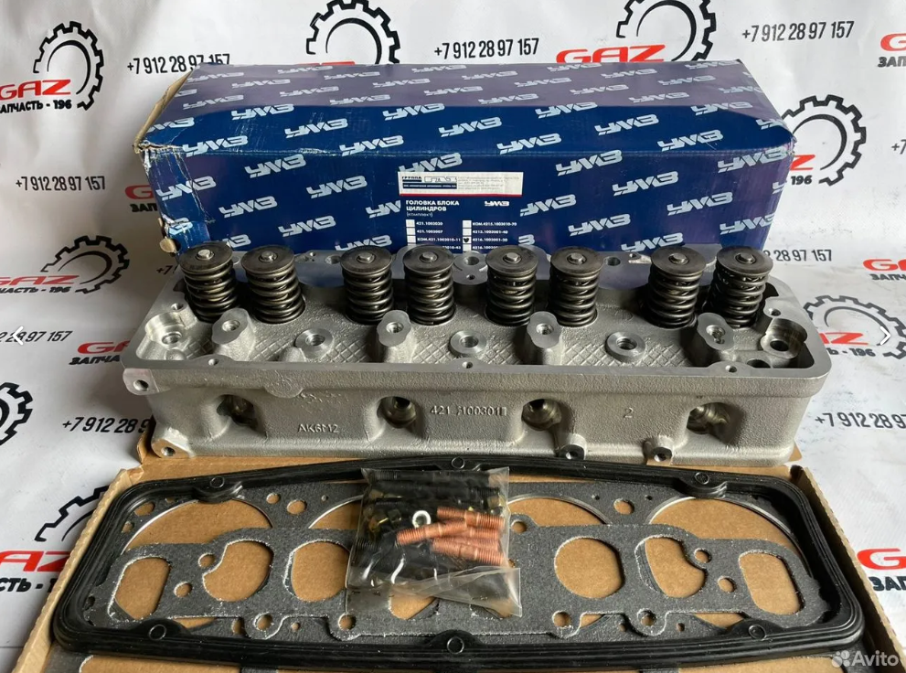 Головка блока цилиндров УМЗ-4216 "УМЗ" (4216.1003010-33) - Автозапчасти ...